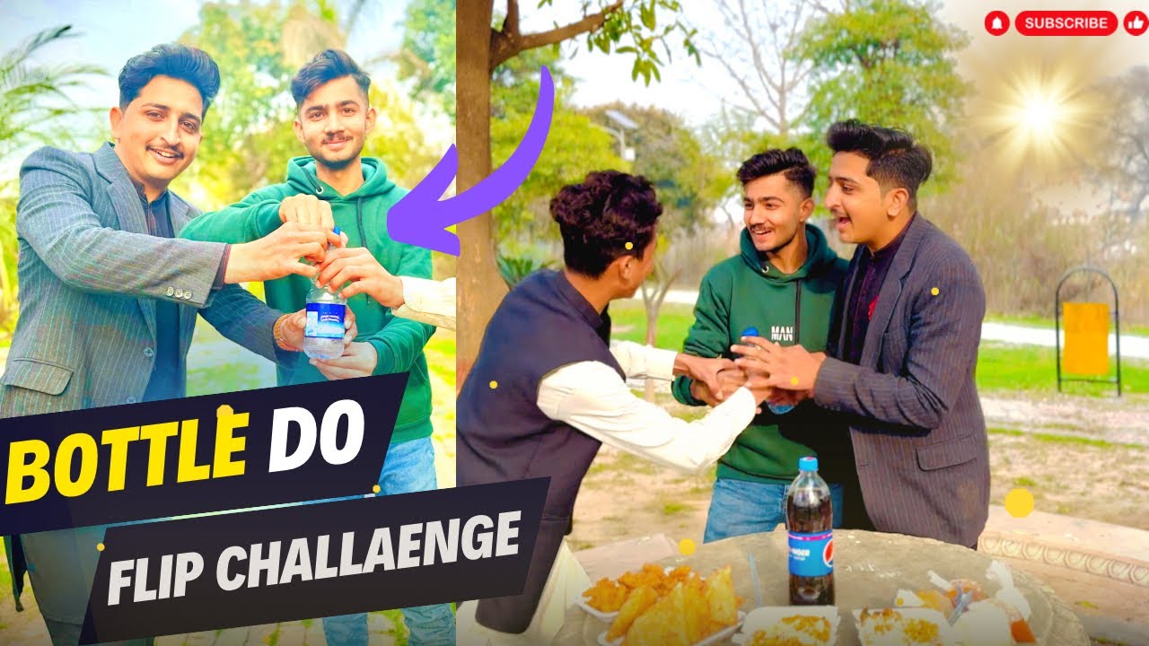 Impossible Bottle Flip Challenge #Bottleflip #Challenege - YouTube