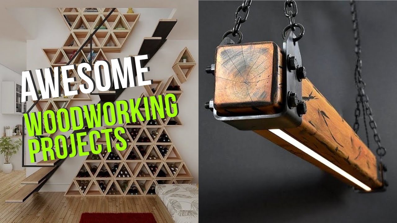 24 Awesome Woodworking Projects - YouTube