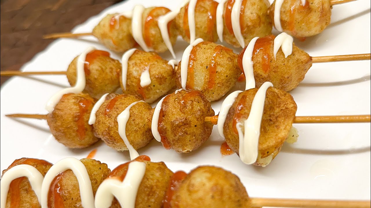 Yummy potato beads snack recipe by Maddycooks. - YouTube