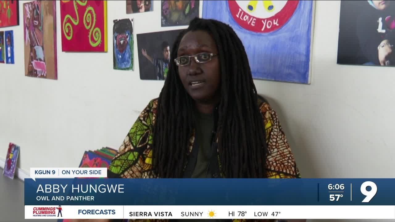 Owl and Panther inspiring refugees through the arts - YouTube