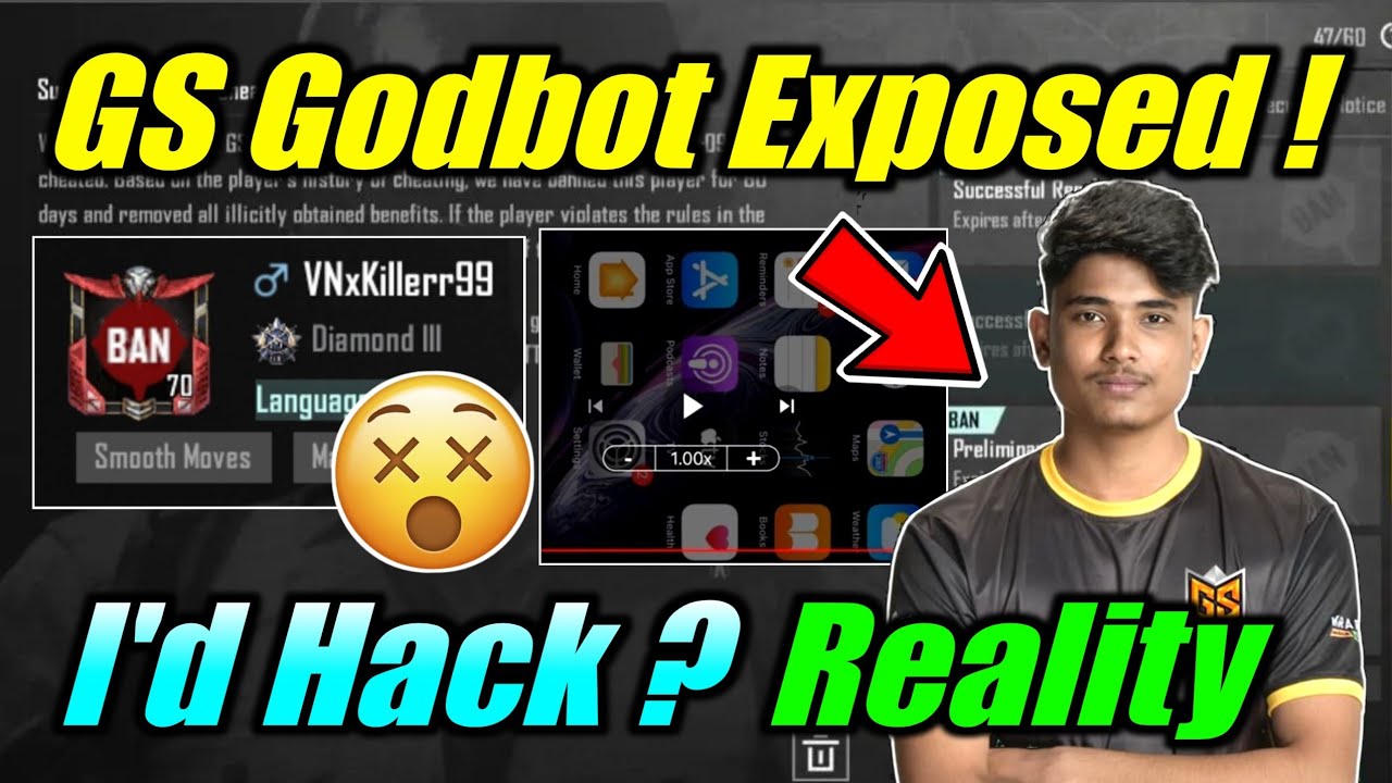 GS Godbot Exposed 😡 I'd Hack Reality ! 😮 Growing Strong Cheating - YouTube