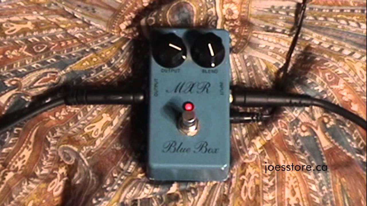 MXR Blue Box Pedal Demo - YouTube