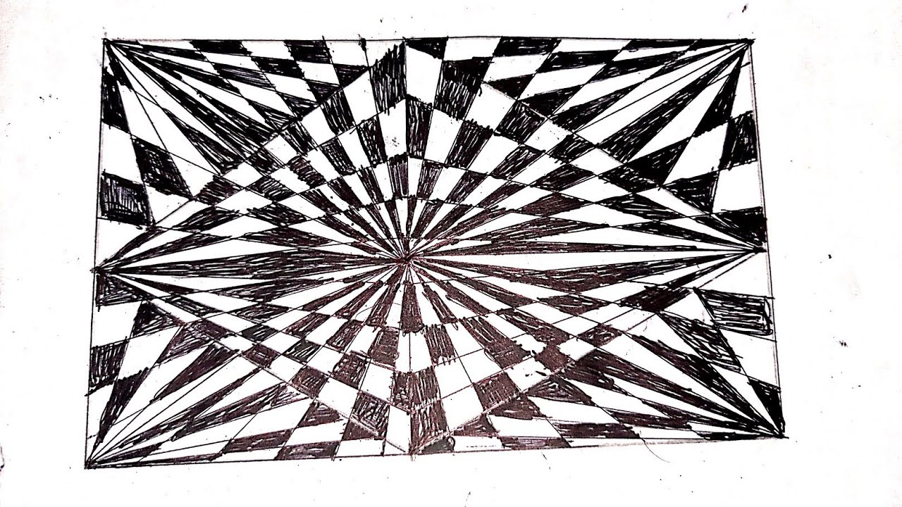 optical illusion design ।। optical illusion art - YouTube