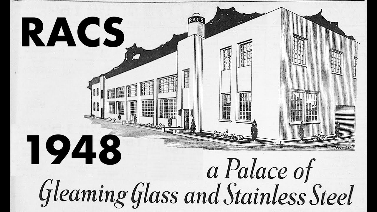 1948 aerial view of RACS - YouTube
