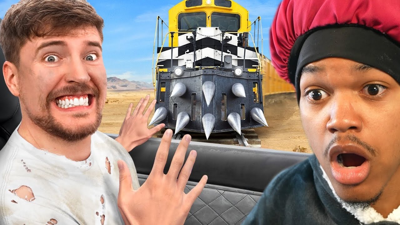 If You Stop A Running Train You Win A Lambo - YouTube