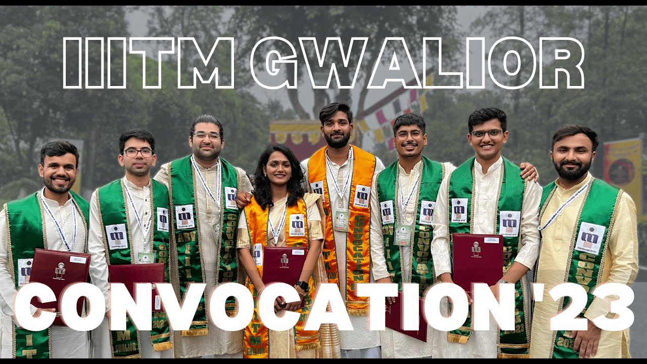 Official Convocation Ceremony 2023 || IIIT Gwalior || Uthaan - YouTube