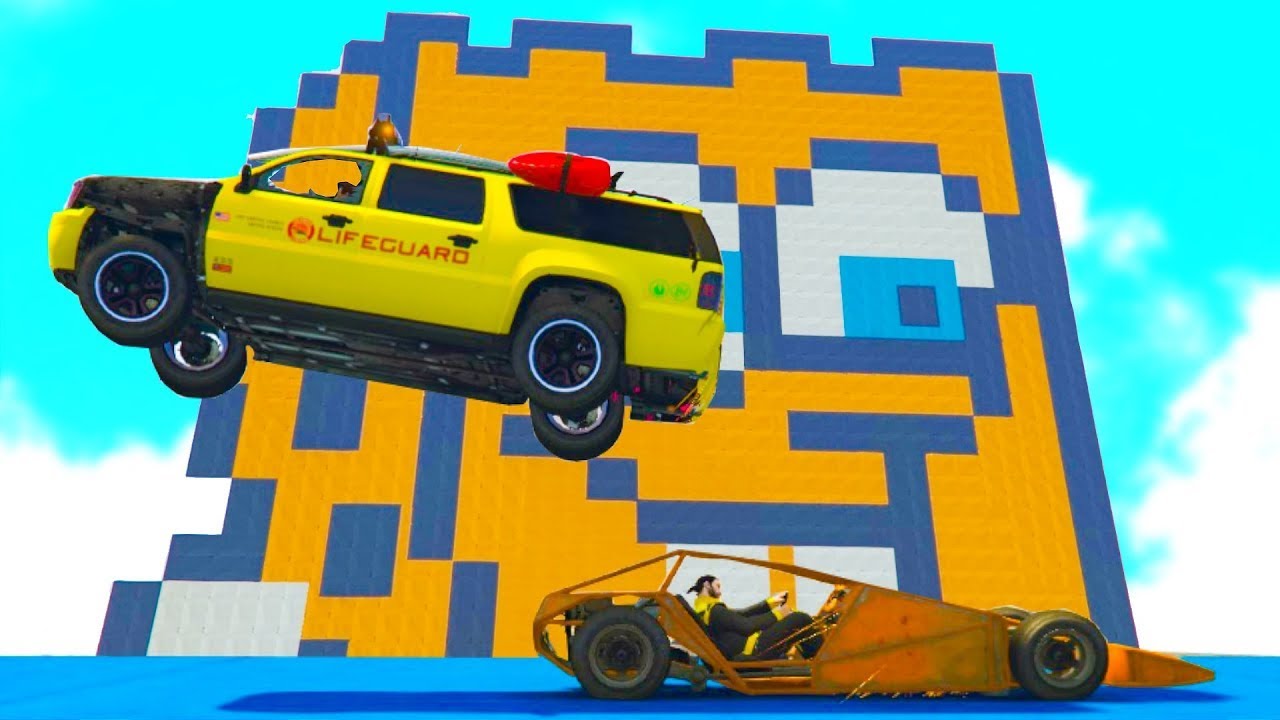 Spongebob Stunt Race in GTA - YouTube
