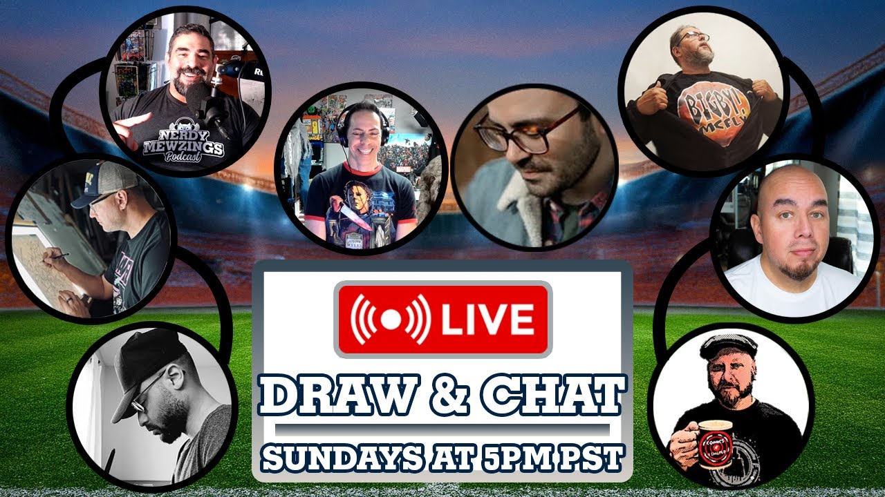 SUPERBOWL Sunday (2/8/26) LIVE Draw n Chat with Friends! - YouTube