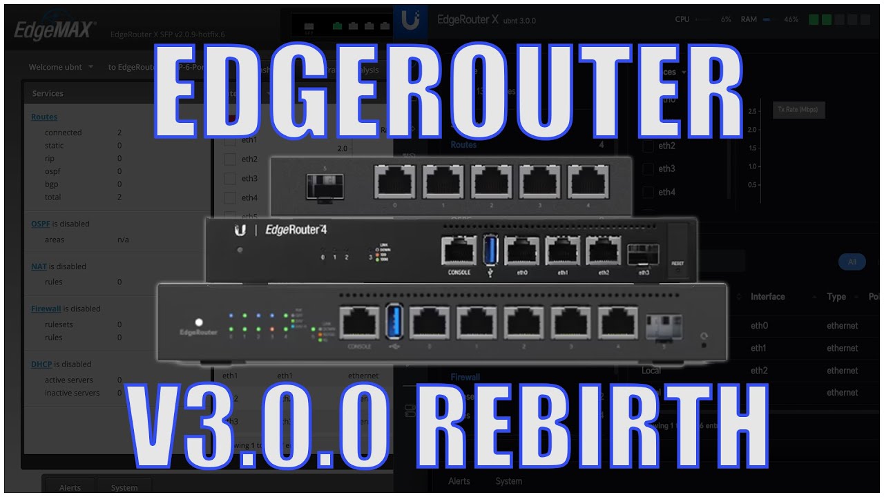 Edgerouter V3.0.0 Arrives - Complete Walkthrough and More - YouTube