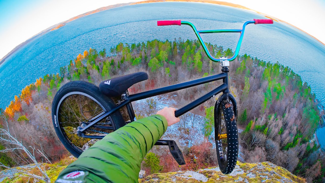 WILL A BMX BIKE SURVIVE 100 METERS DROP? - YouTube