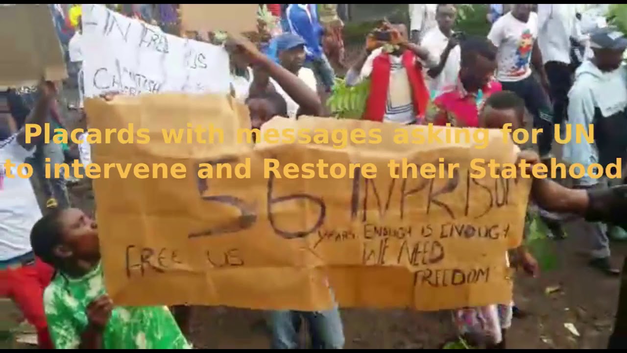 Ekona following Bafia, Muyuka demonstrating and asking #RestorationNow ...