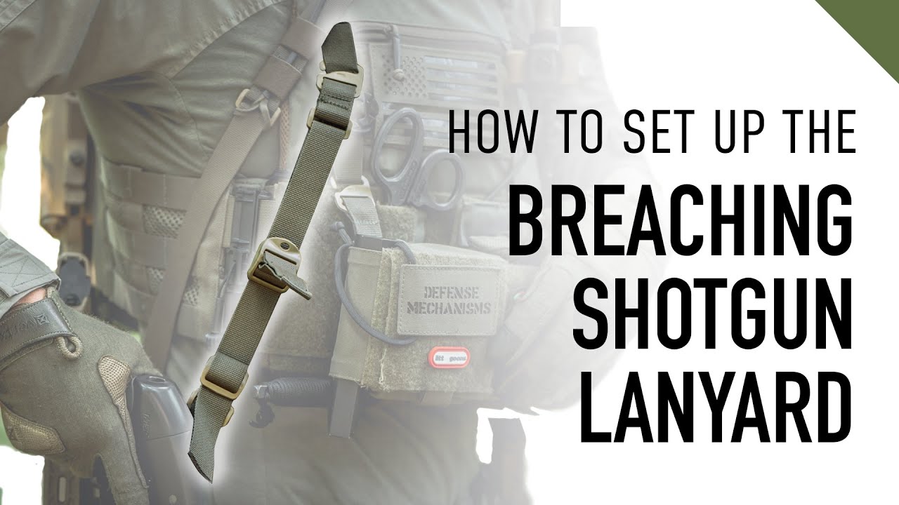 Breaching Shotgun Lanyard Setup - YouTube