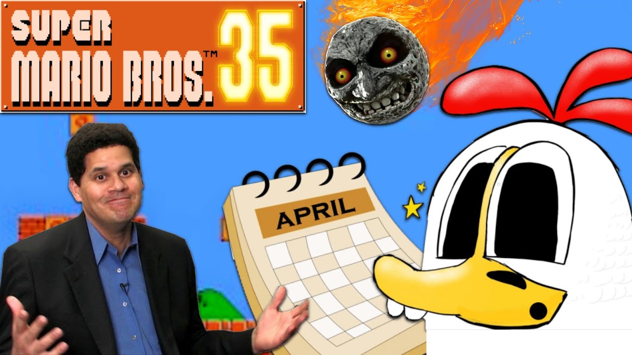 Bucktooth Chicken Loves Playing Super Mario Bros 35 in April! - YouTube