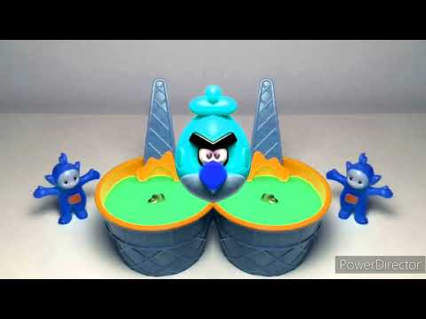 REUPLOAD Gooey Slime Surprise Angry Birds and Teletubbies surprise toys ...