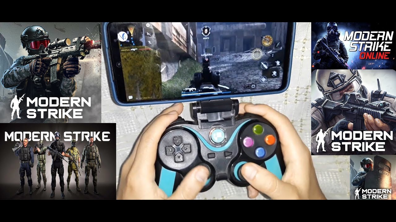 Tutorial como jugar Modern Strike con mando para celular - YouTube