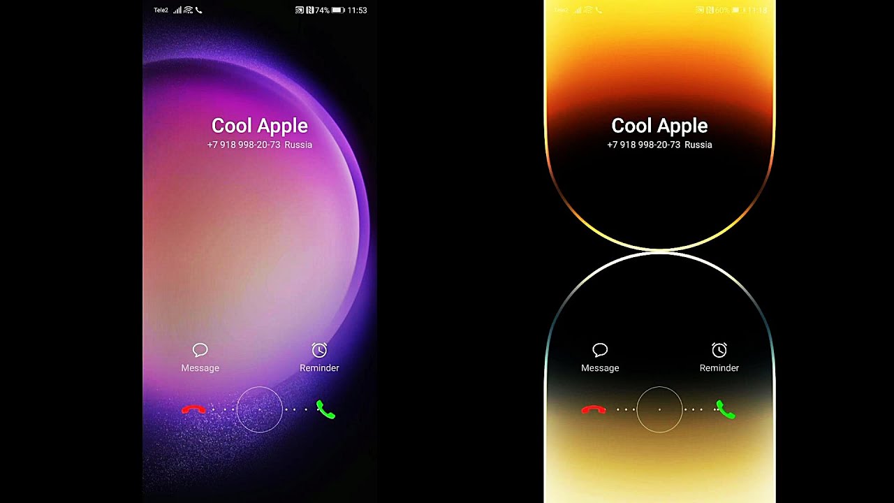 Samsung Galaxy S23 Ultra vs iPhone 14 Pro Max Fake call screen ...