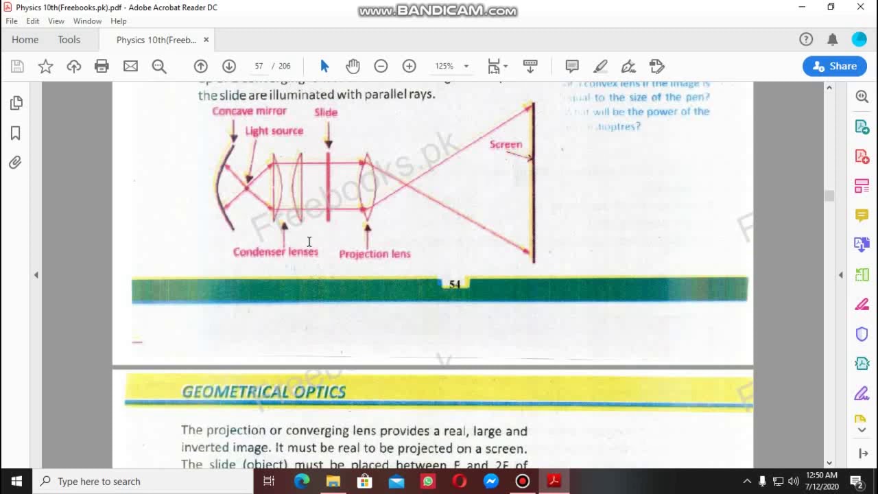 Physics 10th Application of Lenses, Camera, Slide Projector ...