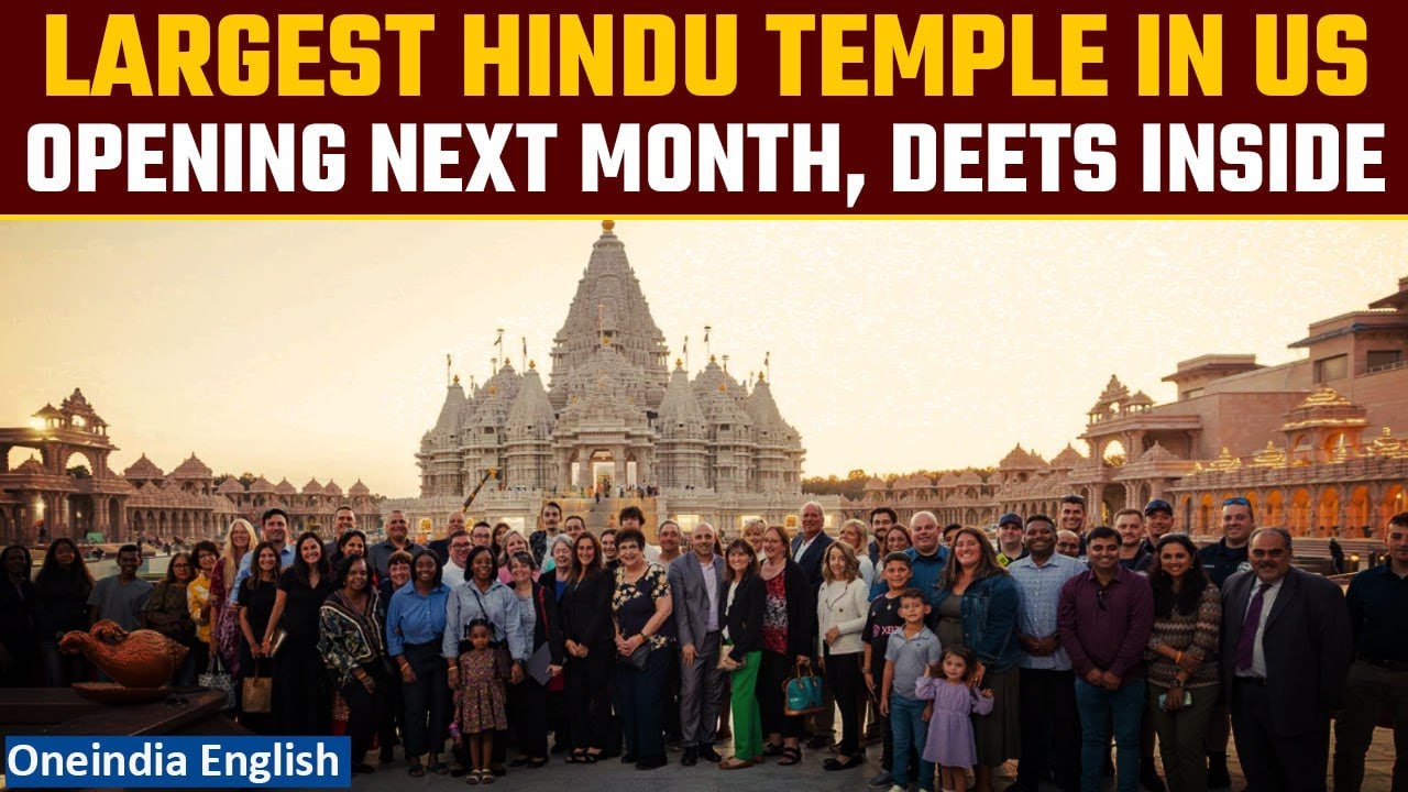 New Jersey's Akshardham Temple: Facts about world's largest Hindu ...
