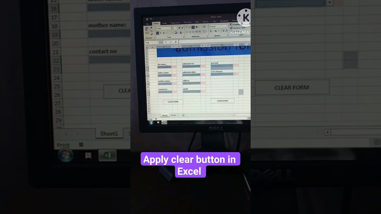 How To Create Clear Button In Excel viral excel YouTube How To Create Clear Button In Excel viral excel YouTube