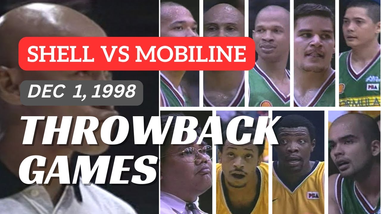 SHELL vs MOBILINE | 1998 GOV's CUP FINALS GAME 4 | PBA THROWBACK GAMES ...