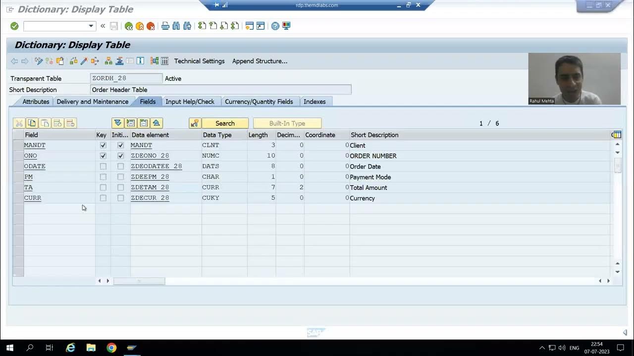 118 Abap Programming Database Operations Update Part1 Youtube