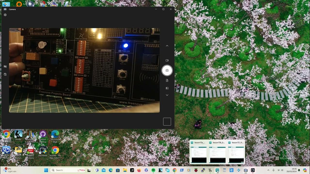 My video for Paul McWhorter's Arduino R4 Lesson 10 - Writing analog voltages (using an LED ...