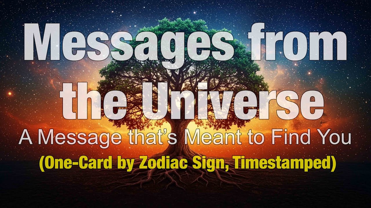 Messages from the Universe A Message that's meant to Find You ...