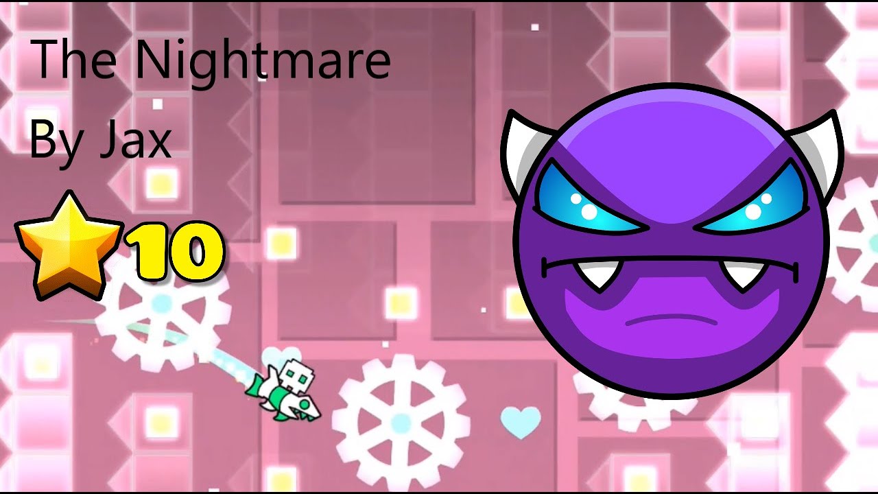 The Nightmare Easy Demon by Jax || Geometry dash - YouTube