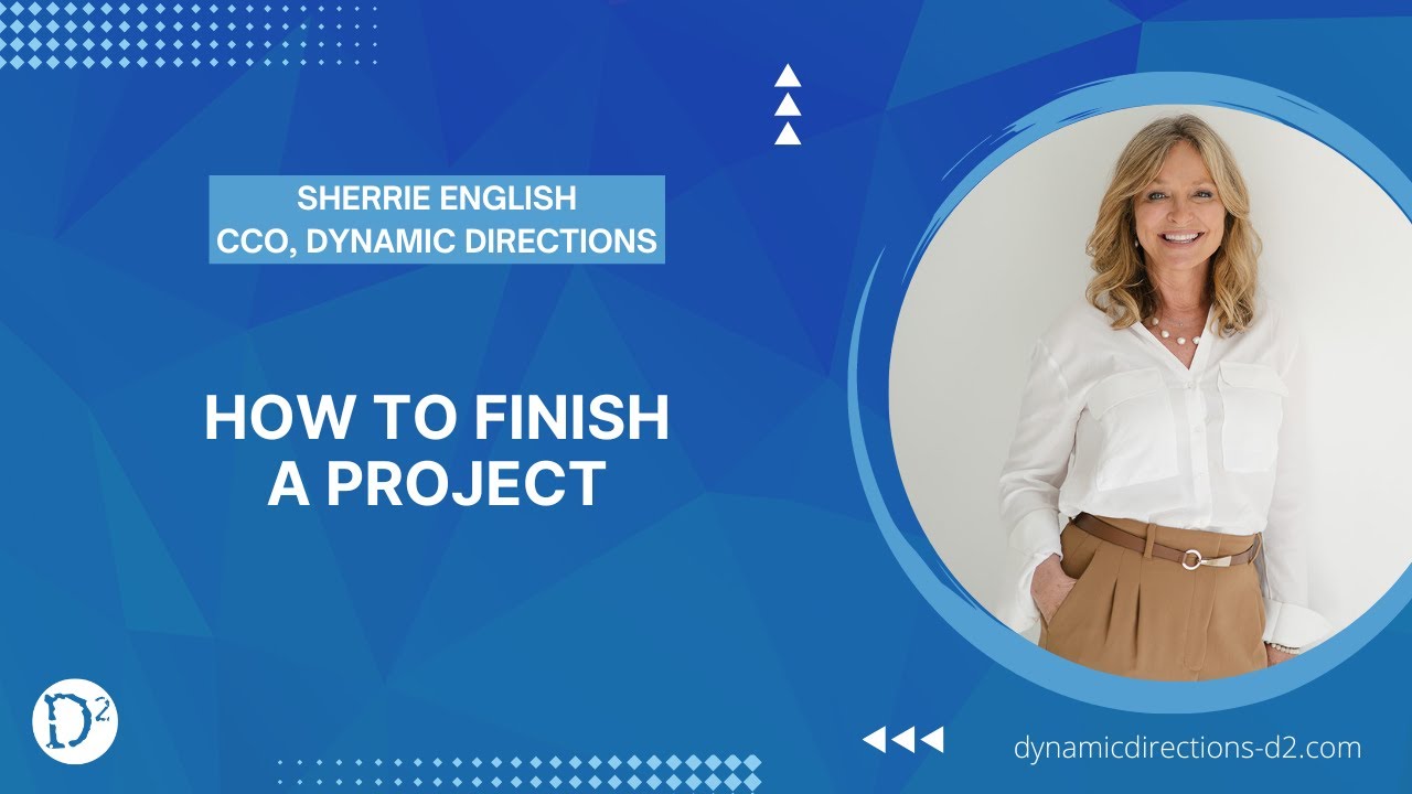 How to Finish a Project - YouTube