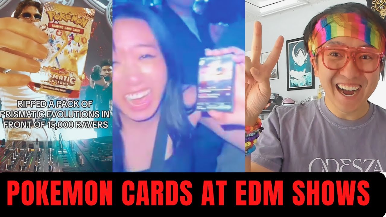 The Viral Pokemon Cards Openings at EDM Shows and Concerts - YouTube