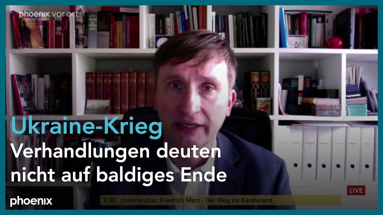 phoenix tagesgespräch mit Prof. Sönke Neitzel zum Ukraine-Krieg am 23. ...