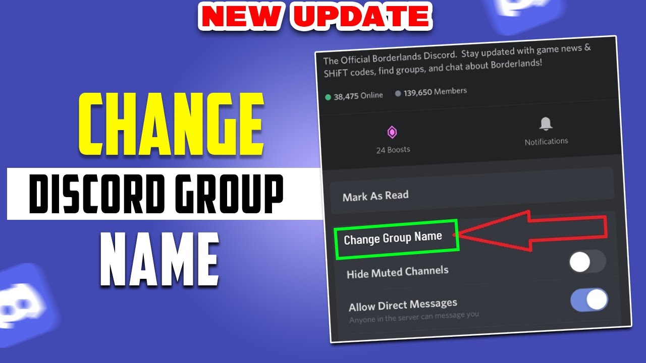 How to Change Discord Group Name 2026 [ New Update ] - YouTube