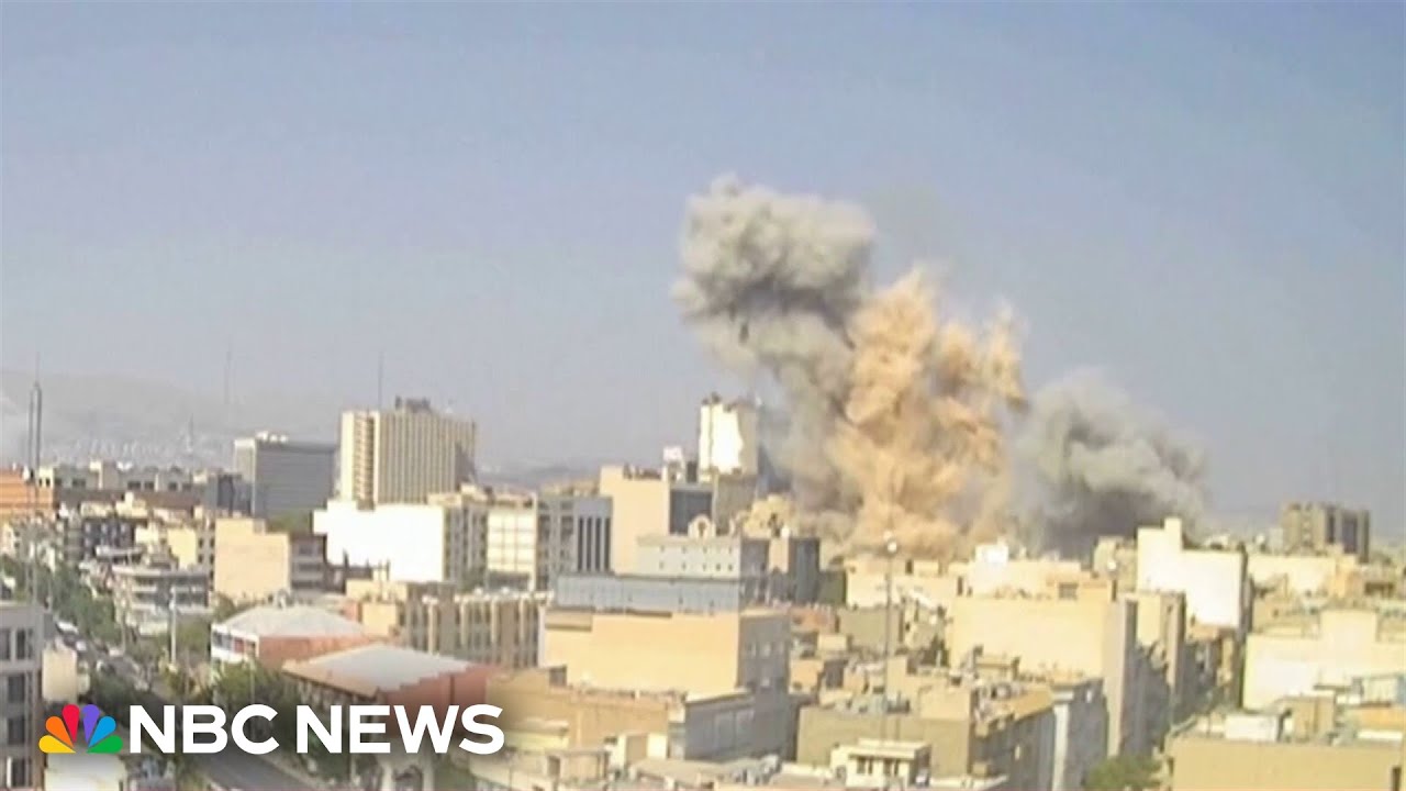 Israel says it has ‘full aerial superiority’ over Iran’s capital - YouTube