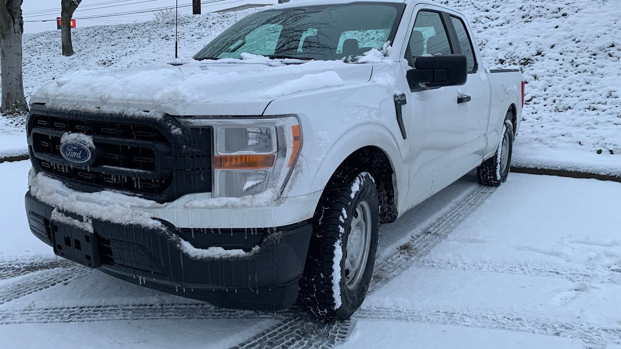 My 2WD 21’ F-150 (Aluminum Falcon) Snow Driving Review - YouTube