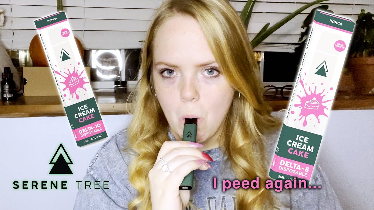 TRYING DELTA 10 FOR THE FIRST TIME! New Serene Tree Disposables REVIEW ...