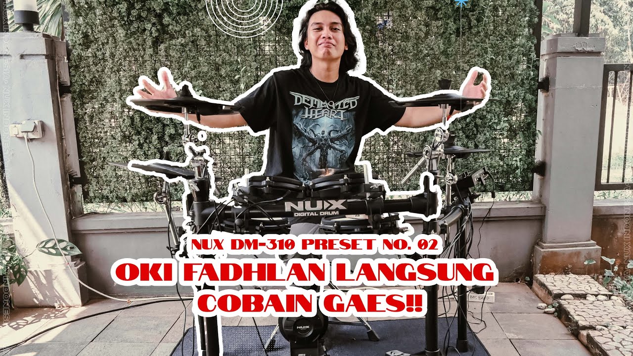 Oki Fadhlan "JASAD" Cobain Sound Drum Elektrik NUX DM-310 dengan Preset ...
