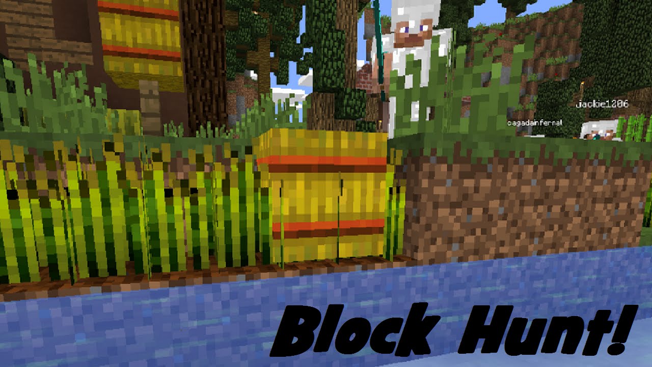 Minecraft PE: Block Hunt! - YouTube