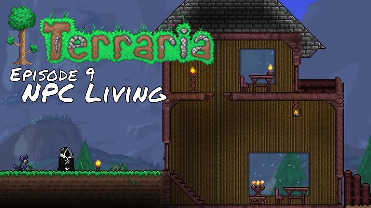Inviting Retreats : Comfy Home for NPCs (Terraria Tutorial) - YouTube