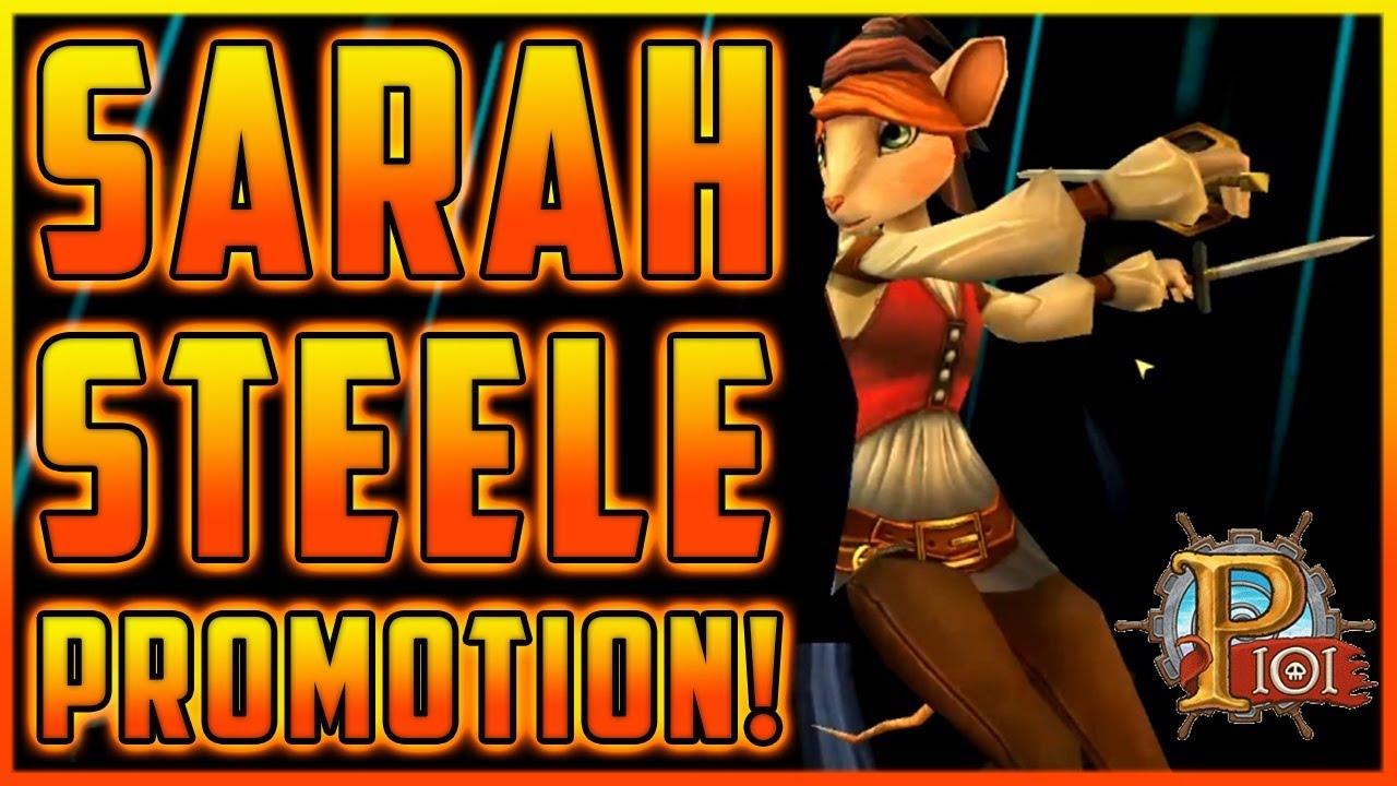 Sarah Steele Pirate101 Promotion