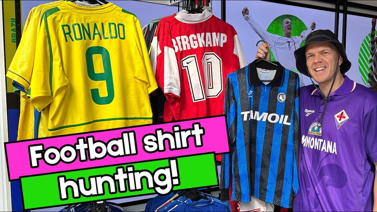 Football Shirt Hunting Challenge In London - SO Many Classics 😍🔥 - YouTube