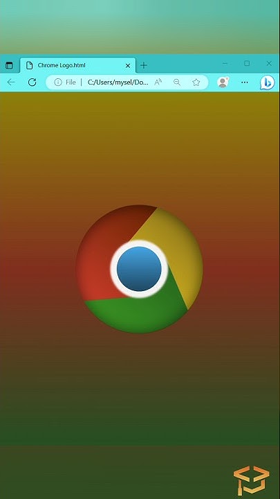 Animated Chrome Logo | HTML and CSS | #shorts #tutorial #logo - YouTube