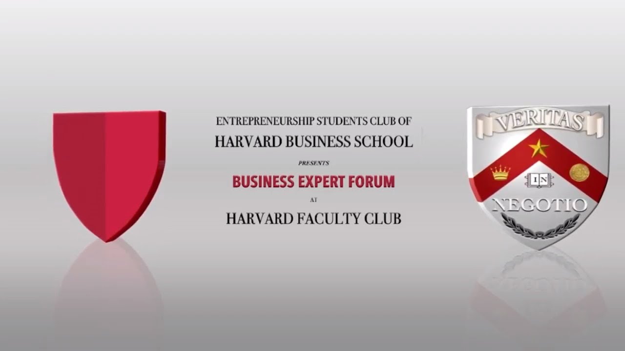 Vincent W Davis - Business Expert Forum at Harvard Faculty club - YouTube