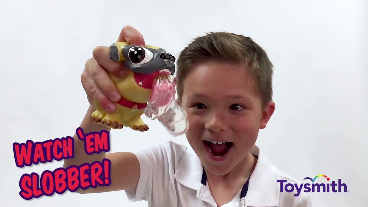 Slobber Pals! Squeeze the noggin to get to slobberin'! - YouTube