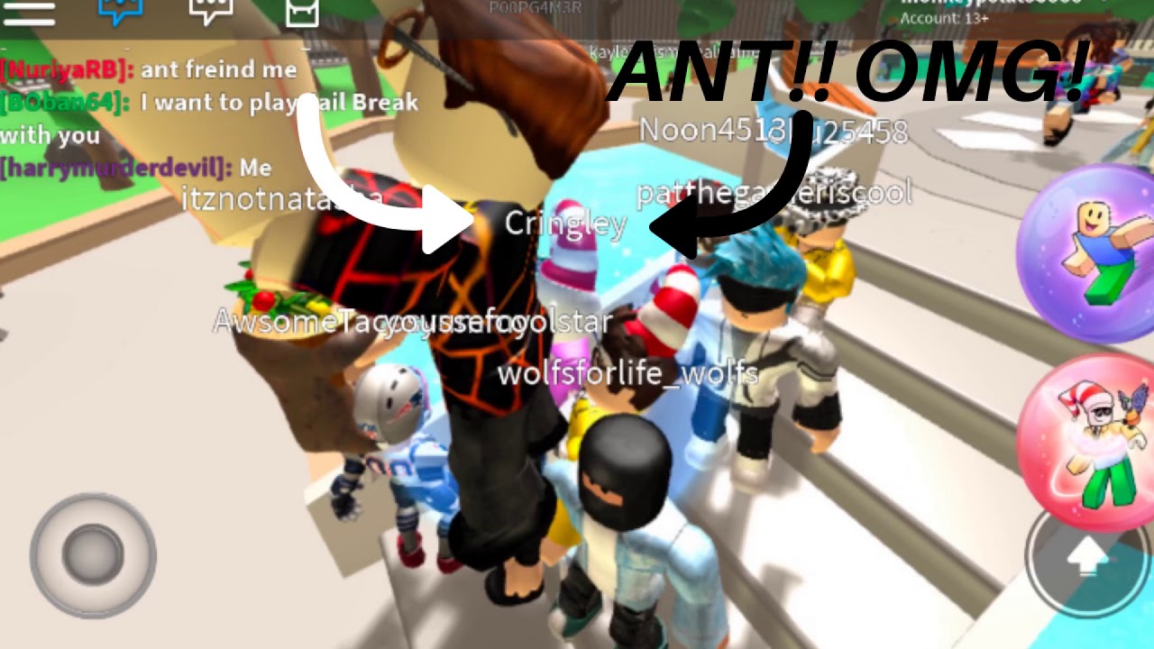 I WAS IN A GAME WITH ANT!! (Roblox) - YouTube
