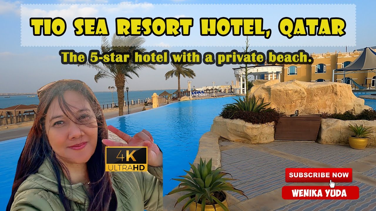 Tio Sea Resort Hotel Qatar, connecting with a private beach. - YouTube