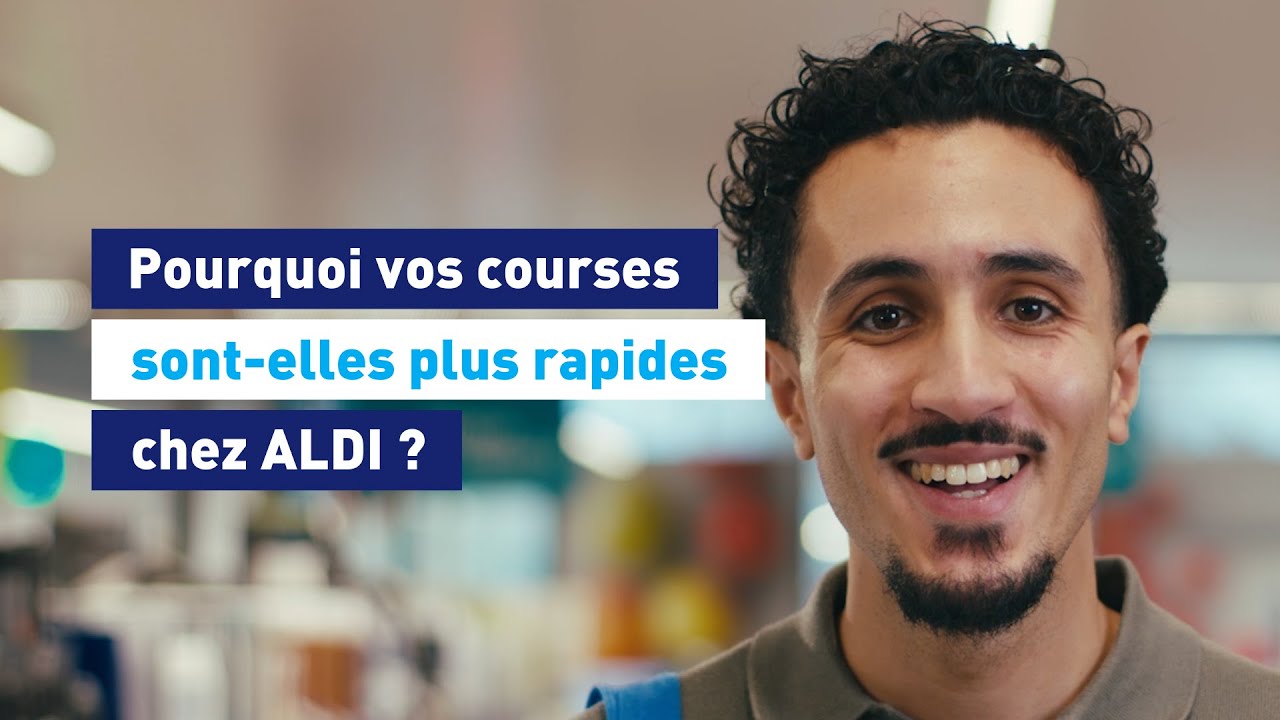 Pourquoi peut-on faire ses courses plus rapidement chez ALDI ? - YouTube