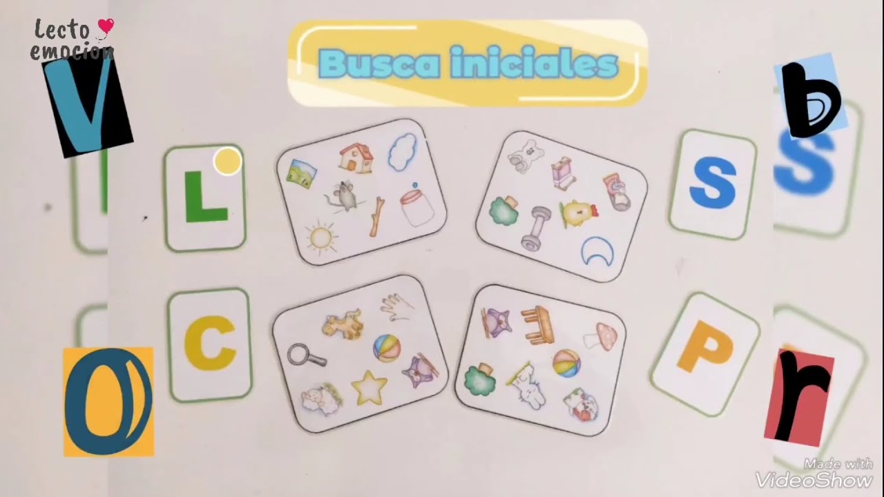 Busca iniciales. Juegos para aprender a leer y escribir🥰 Busca ...