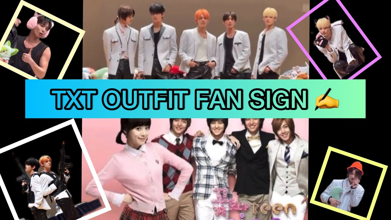 {ENG SUB } #txt OUTFIT🥼 FAN SIGN ️ EVENT CLIPS 🫡 - YouTube