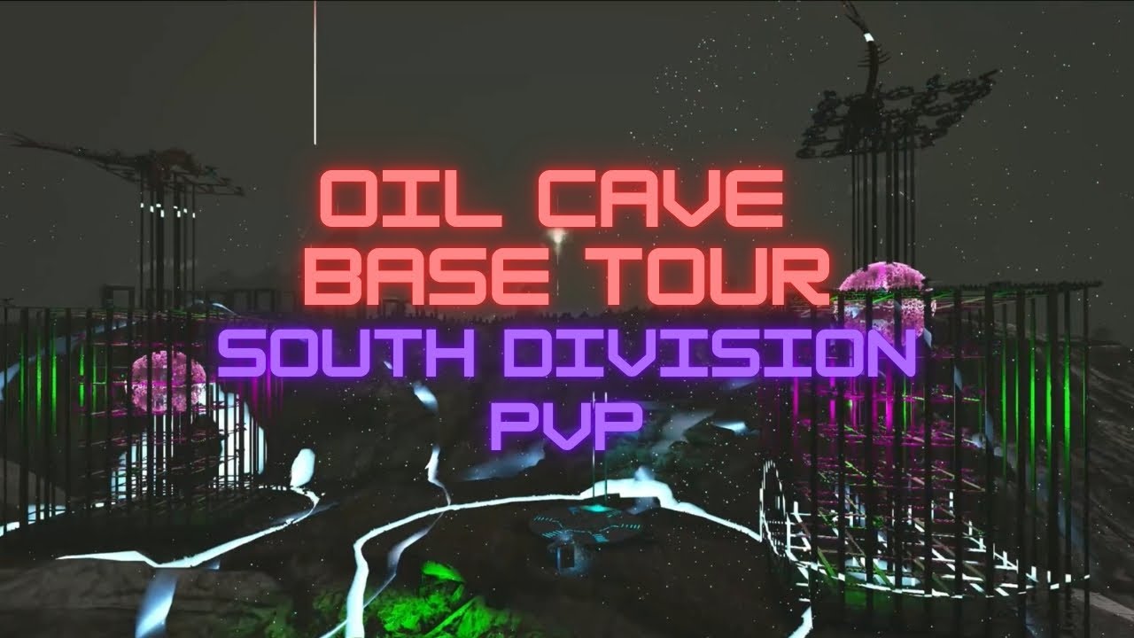 Ark Survival Evolved | Oil Cave Base Tour | South Division - YouTube