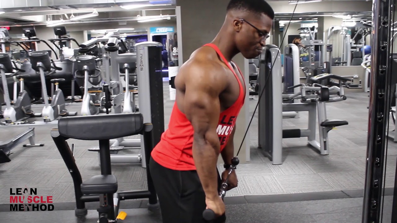 Cable Tricep Pushdowns - YouTube